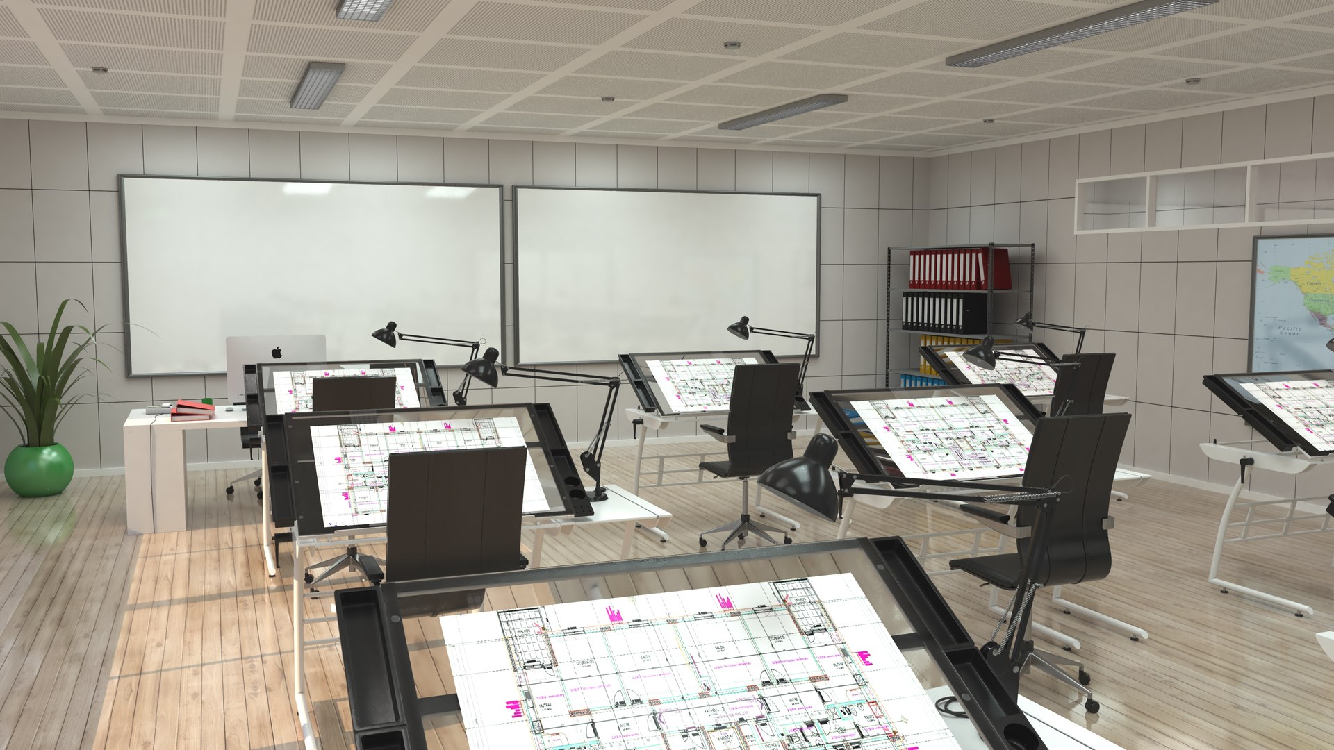 3D Drafting Classroom Model - TurboSquid 2317980