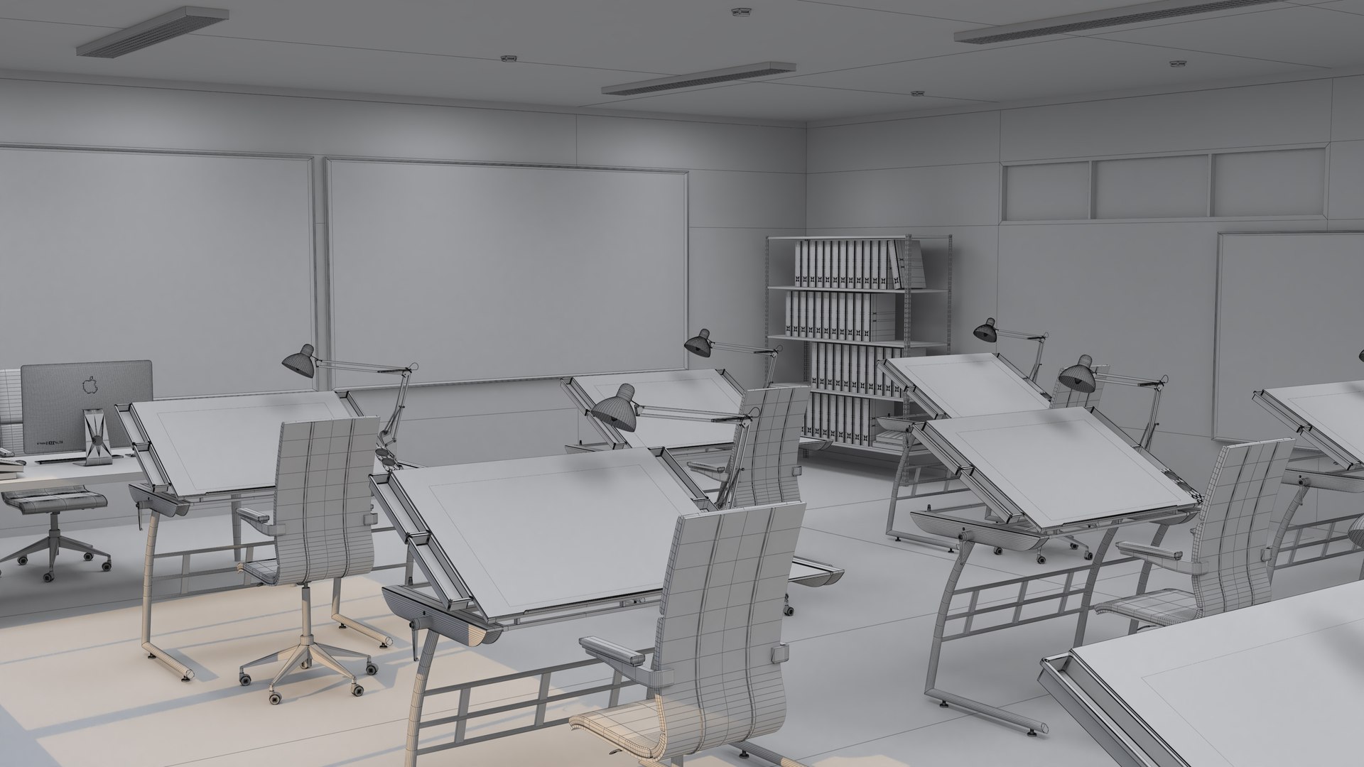 3D Drafting Classroom Model - TurboSquid 2317980