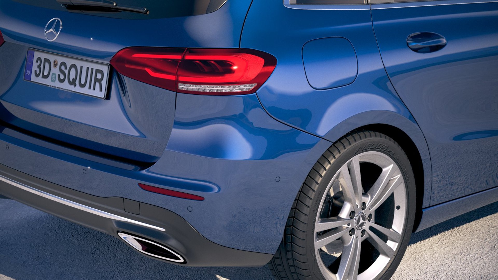 Mercedes Benz B-class 3D Model - TurboSquid 1340507