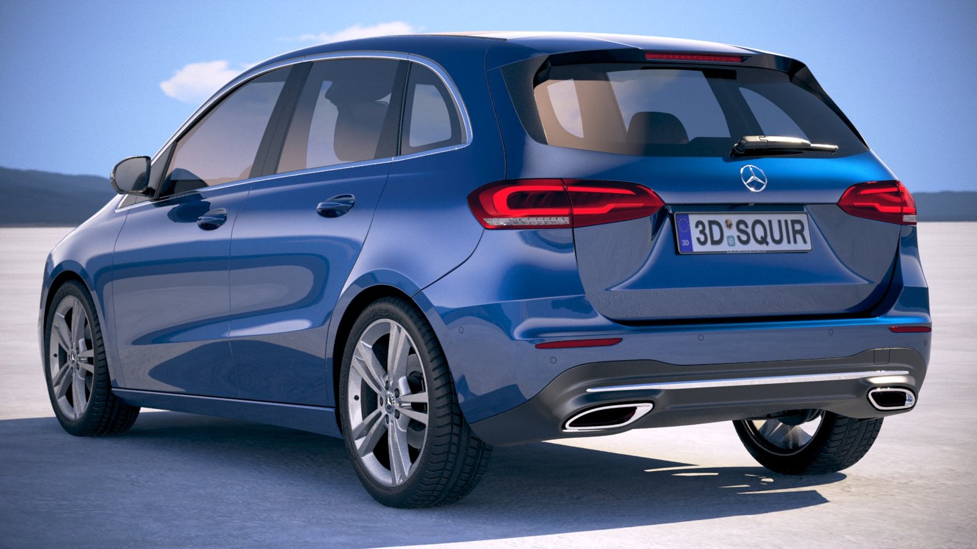 Mercedes Benz B-class 3D Model - TurboSquid 1340507