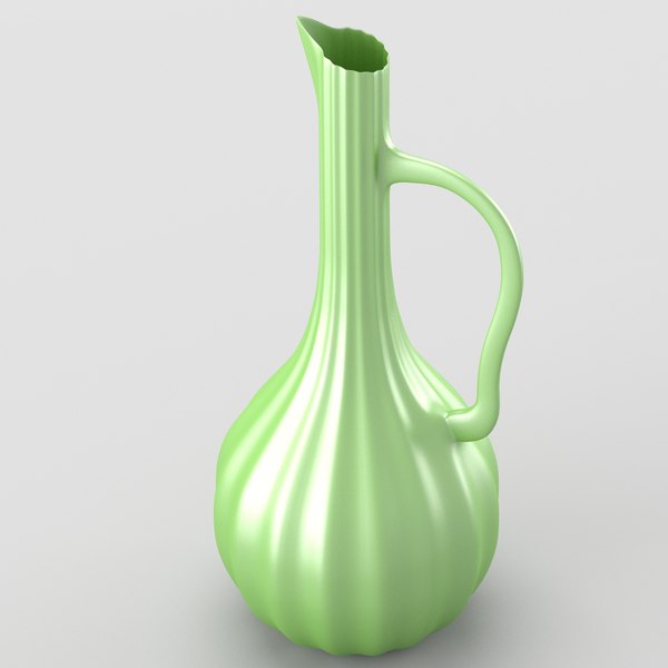 shiny decorative jar 3d obj