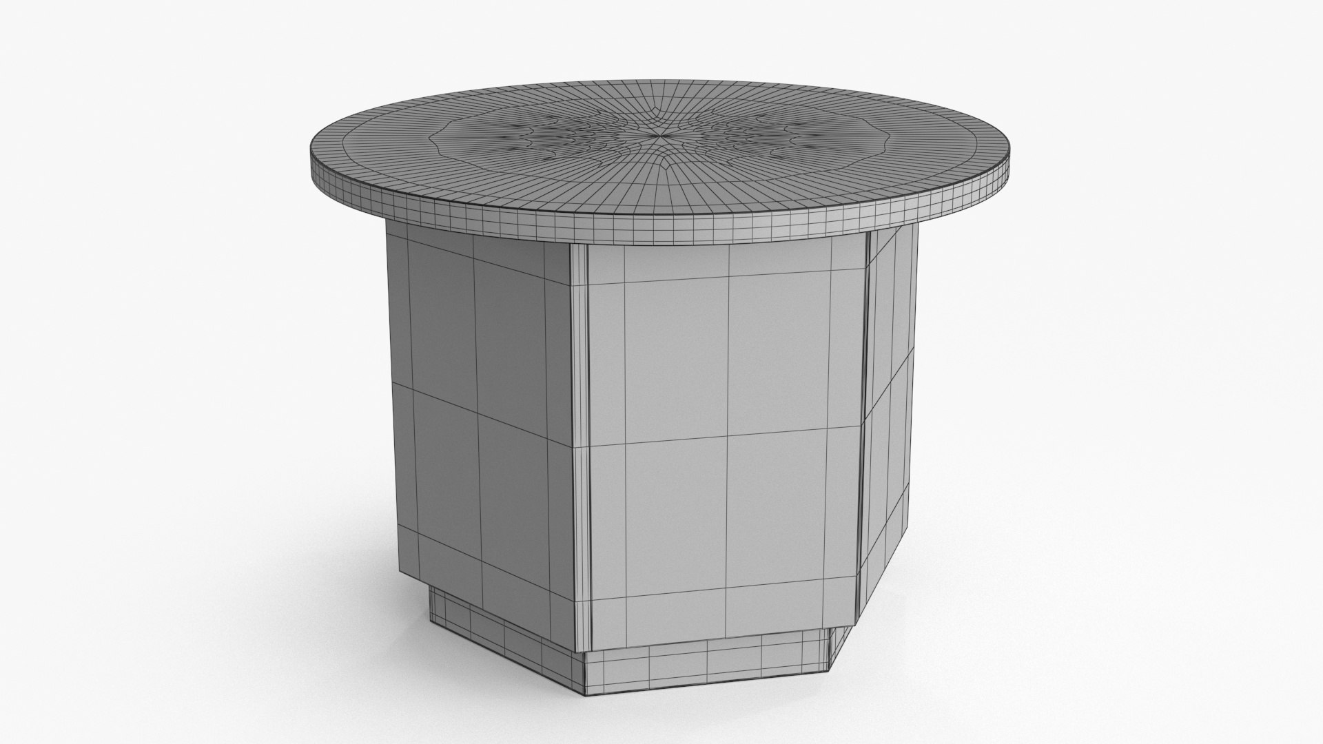 3D Wood Side Table Model - TurboSquid 2265841
