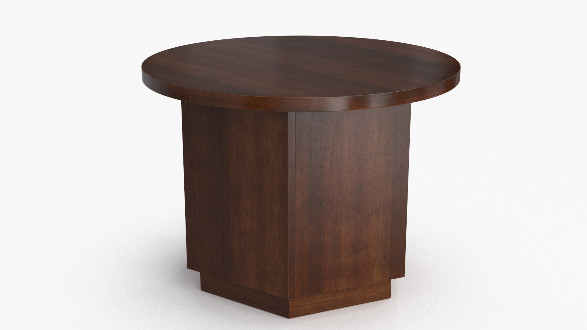 3D Wood Side Table Model - TurboSquid 2265841