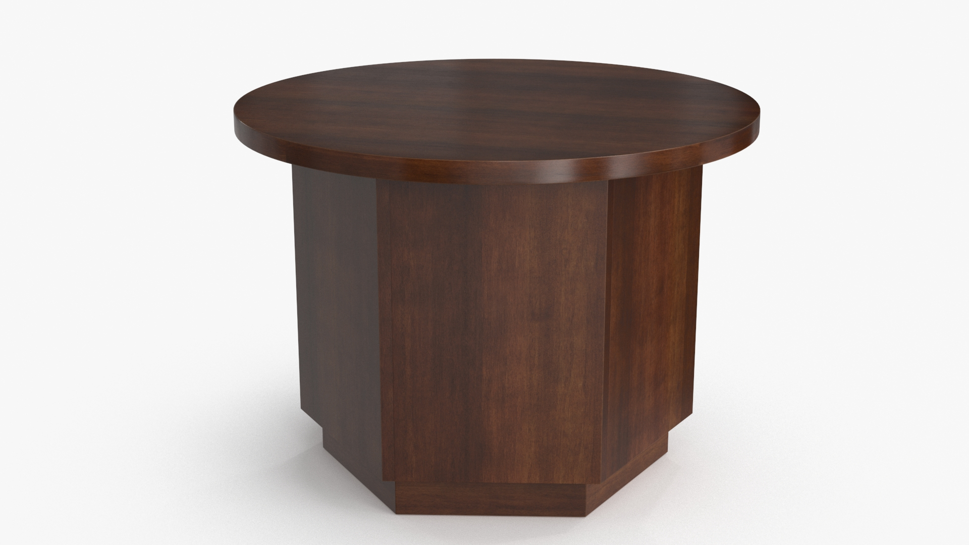 3D Wood Side Table Model - TurboSquid 2265841