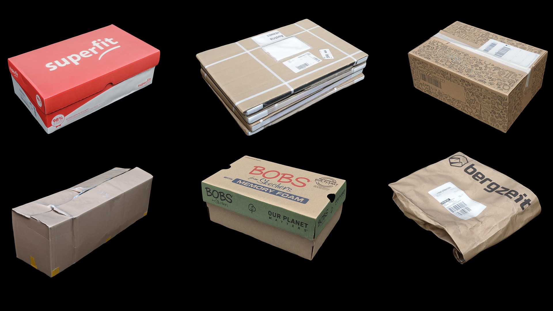 Cardboard Box Collection 04 3D Model - TurboSquid 1893857