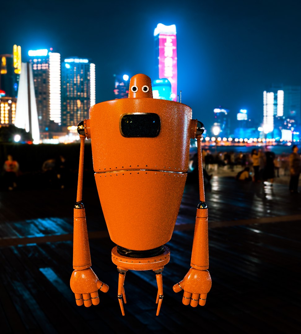 Robot Yellow 3D Model - TurboSquid 1425672