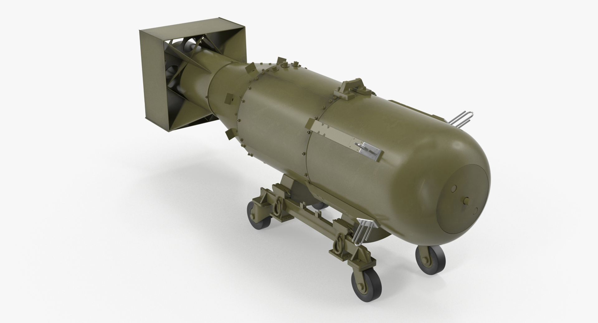 3D Nuclear Little Boy Bomb Model - TurboSquid 1276517
