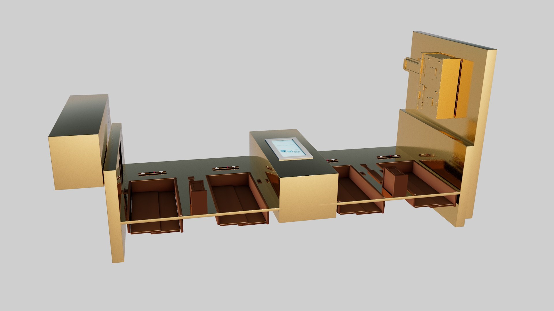 3D Art Deco Elevator - TurboSquid 2478517