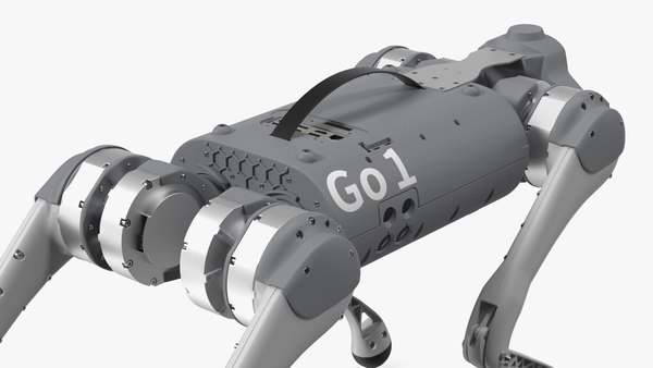 modelo 3d Unitree Go1 Robot Plata - TurboSquid 2131825