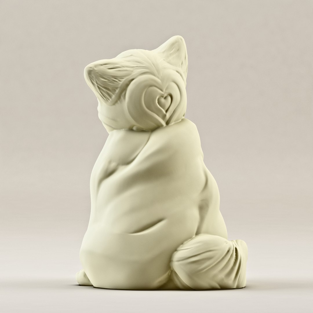 3d Fat Cat Printable