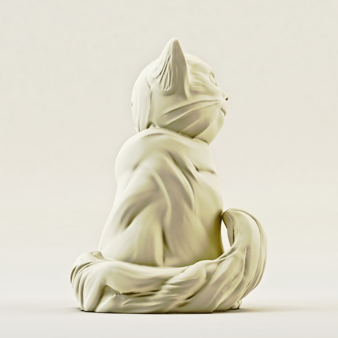 3d Fat Cat Printable