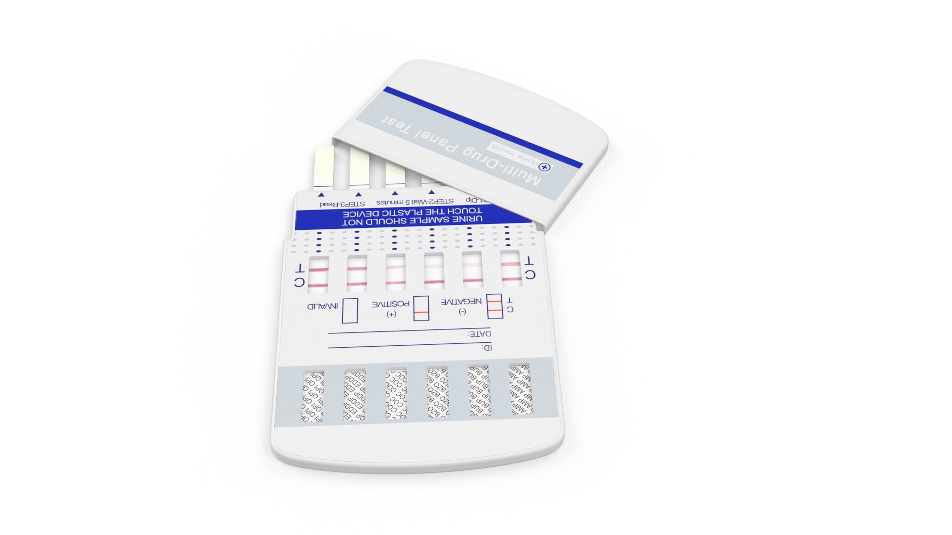 3D One Step Drug Testing Kit Used - TurboSquid 1944047