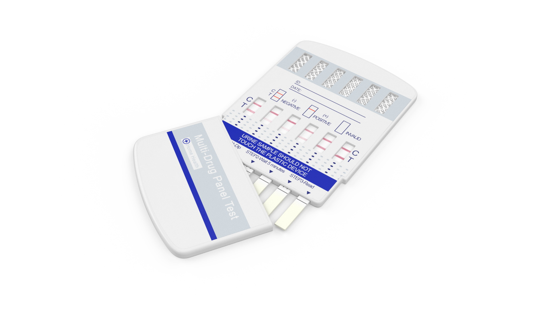 3D One Step Drug Testing Kit Used - TurboSquid 1944047