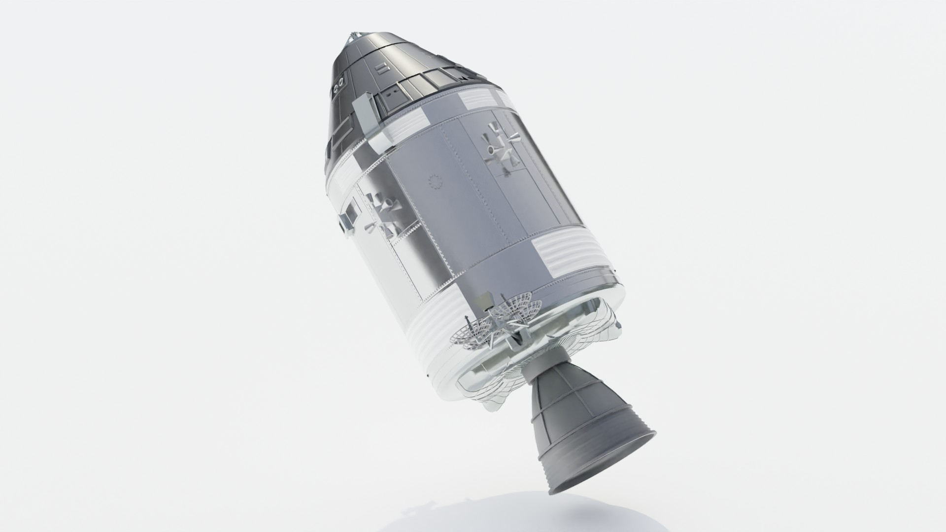 Apollo Orbiter Command Module 3d Model