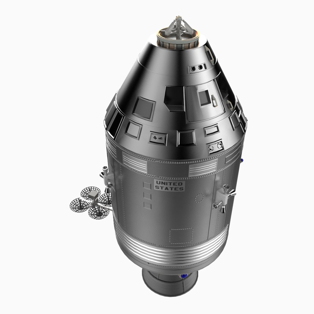 Apollo Orbiter Command Module 3d Model