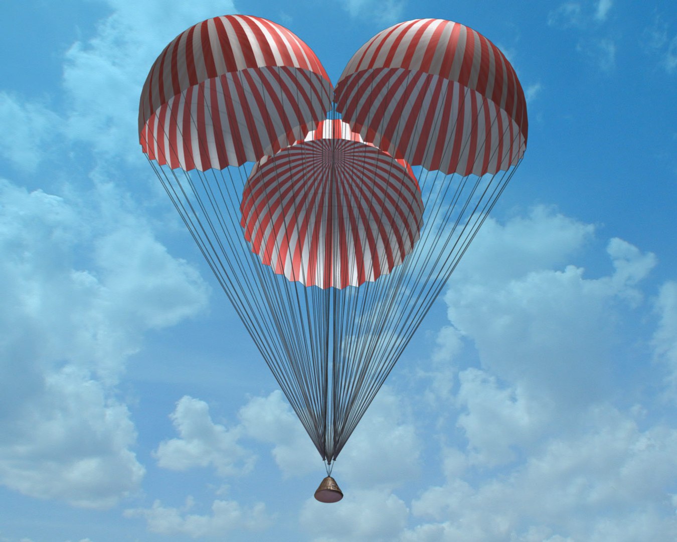 Apollo Orbiter Command Module 3d Model