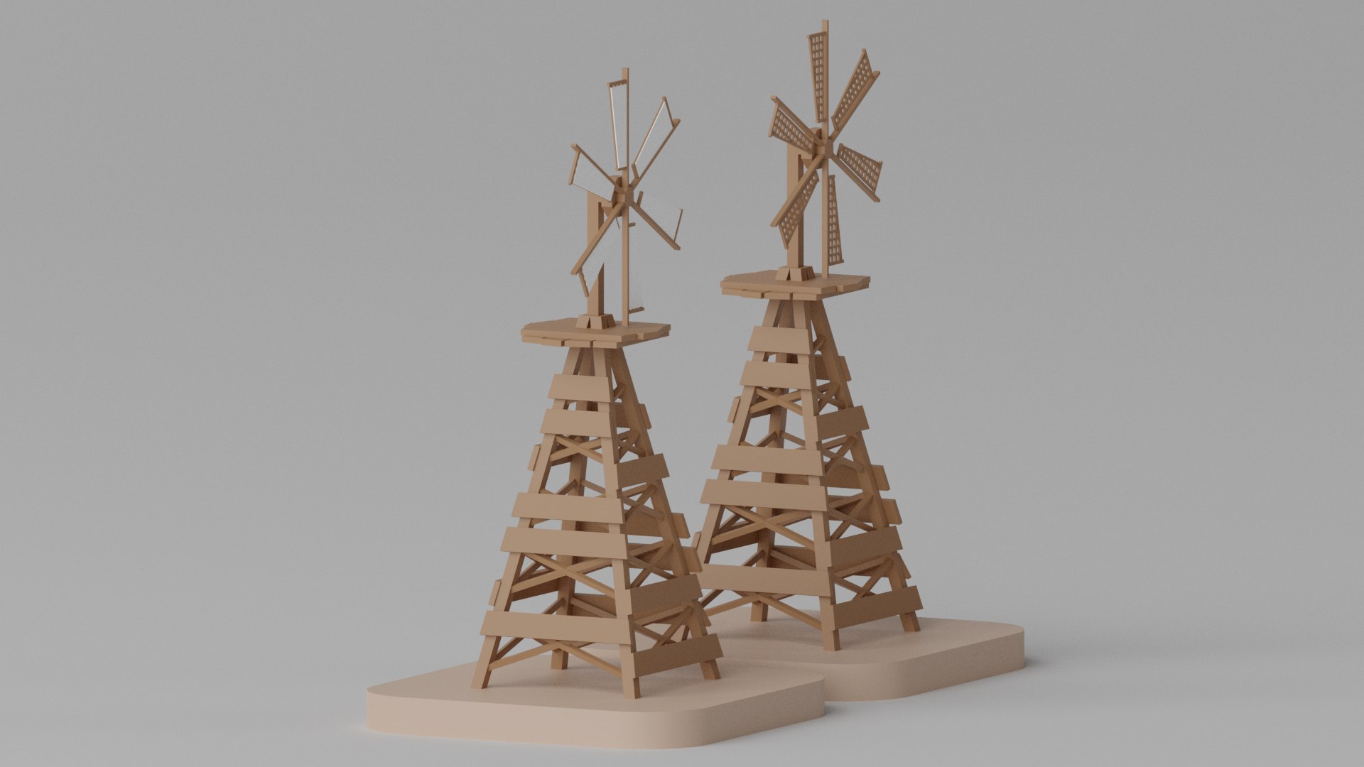 Cartoon Windmill Model - TurboSquid 2515818