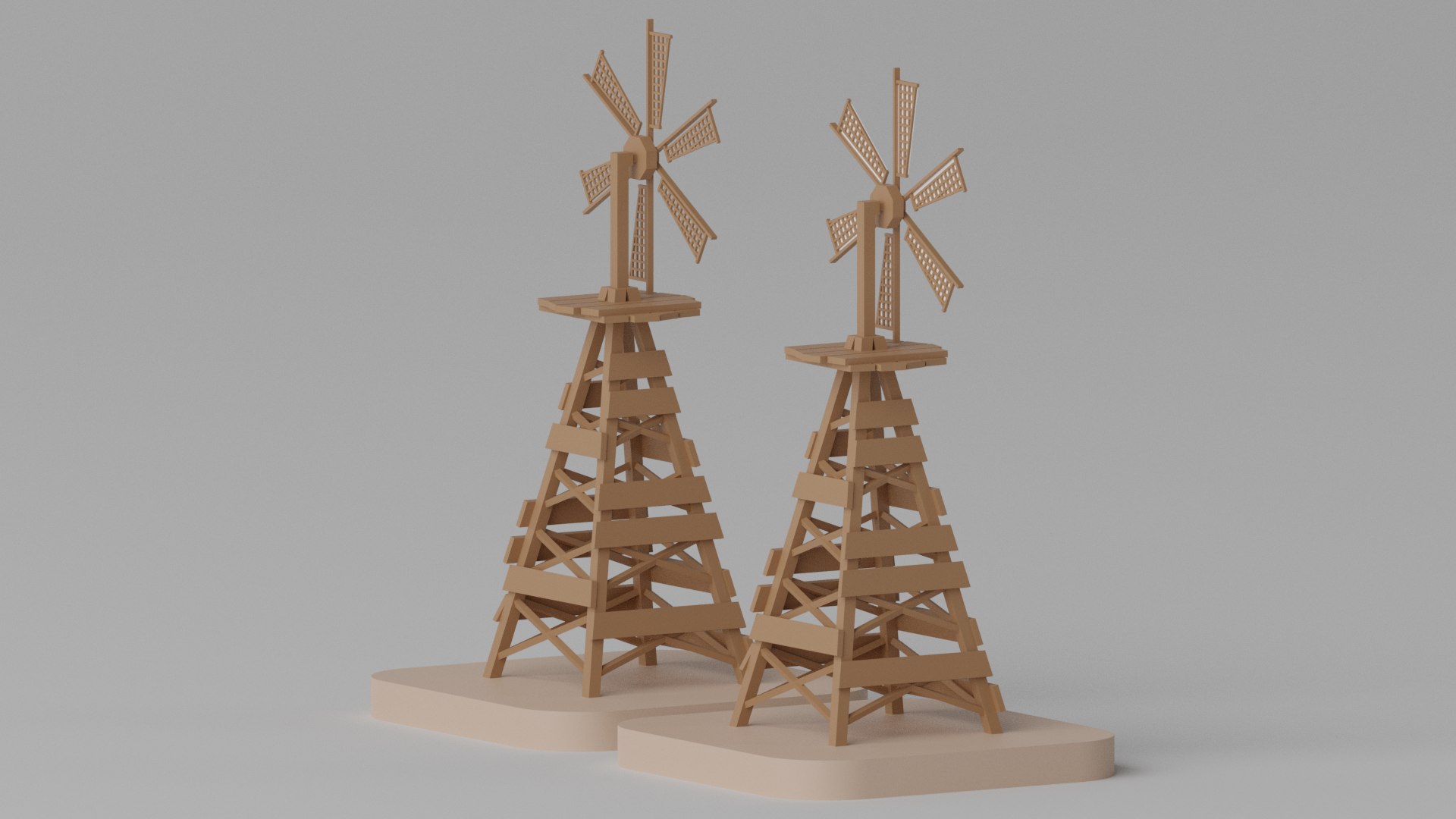 Cartoon Windmill Model - TurboSquid 2515818