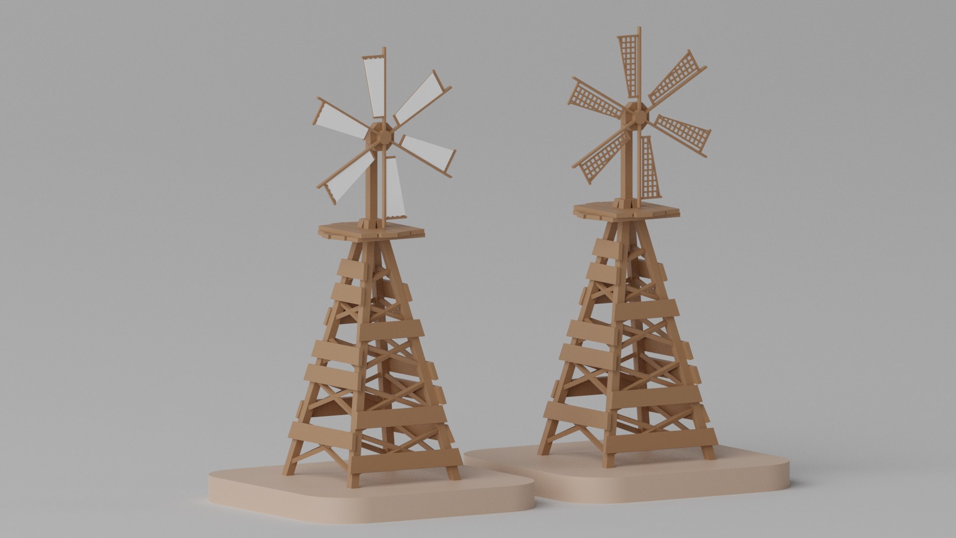 Cartoon Windmill Model - TurboSquid 2515818