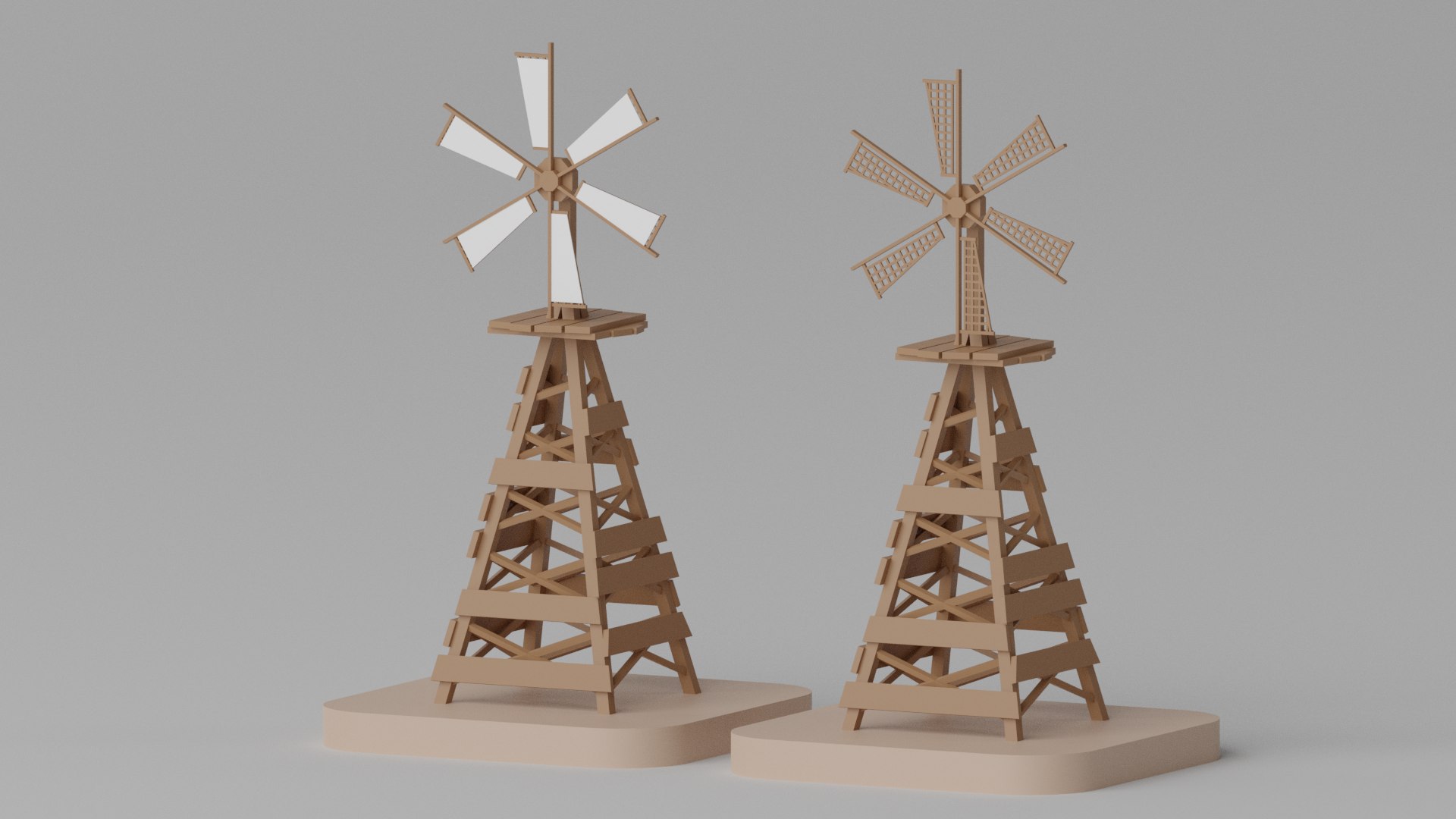 Cartoon Windmill Model - TurboSquid 2515818