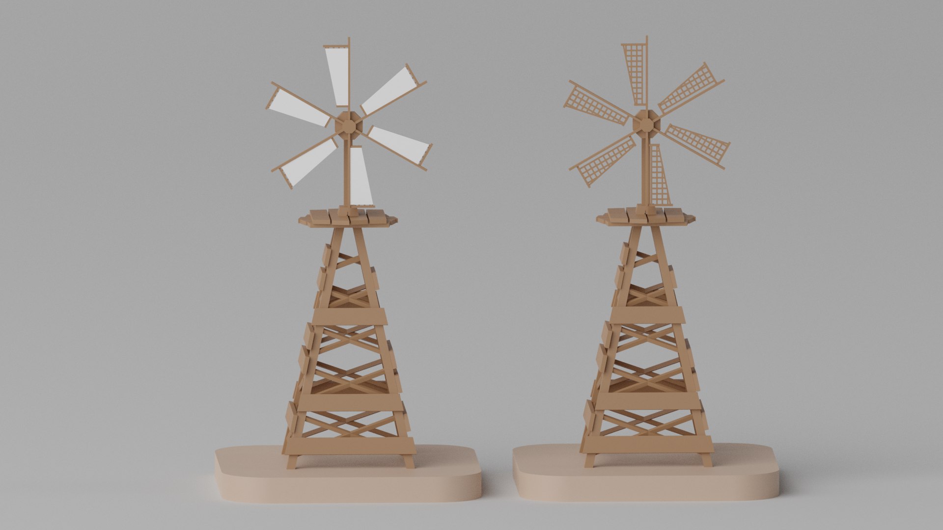 Cartoon Windmill Model - TurboSquid 2515818