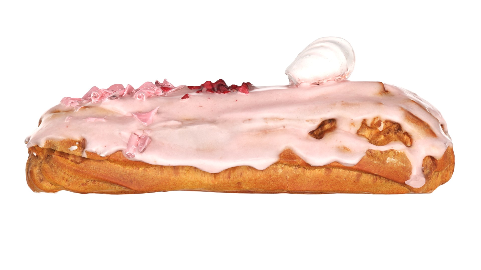 3D Strawberry Eclair Model - TurboSquid 2380607