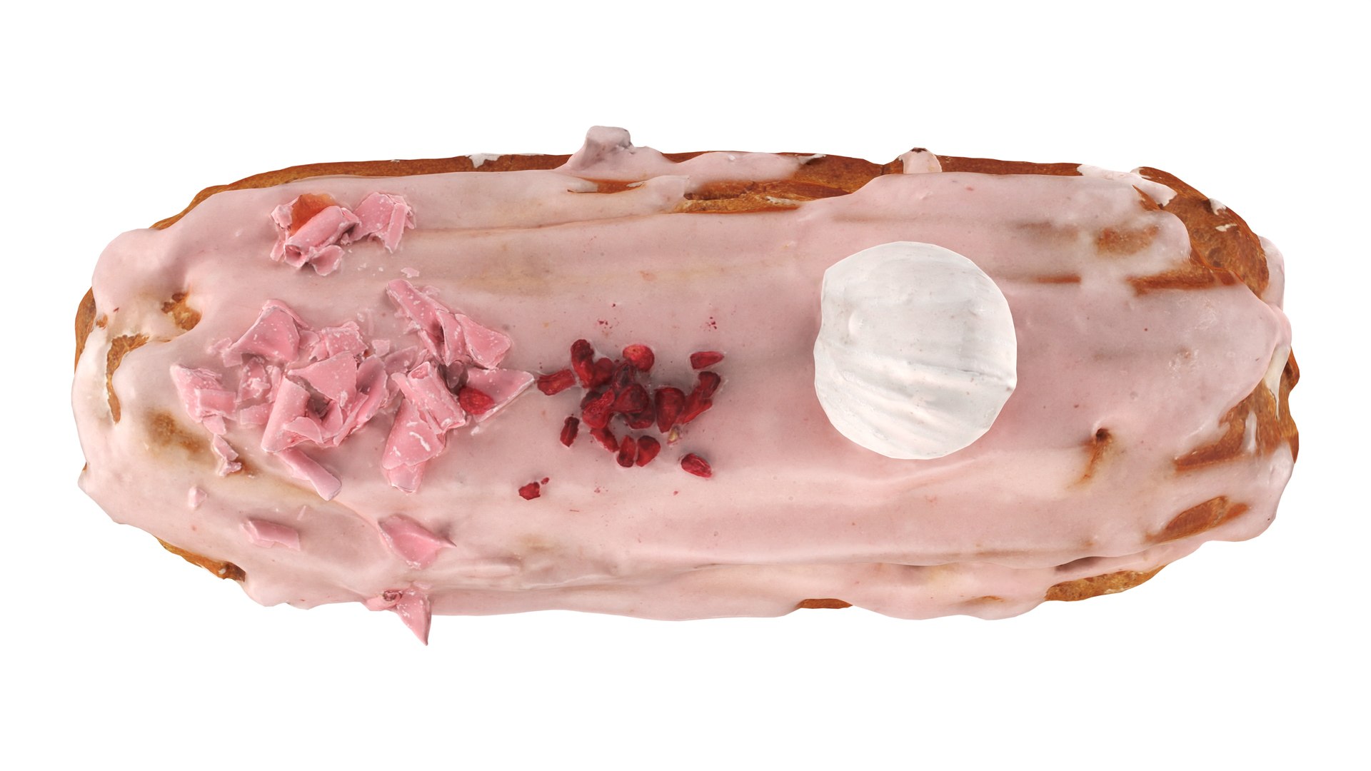 3D Strawberry Eclair Model - TurboSquid 2380607