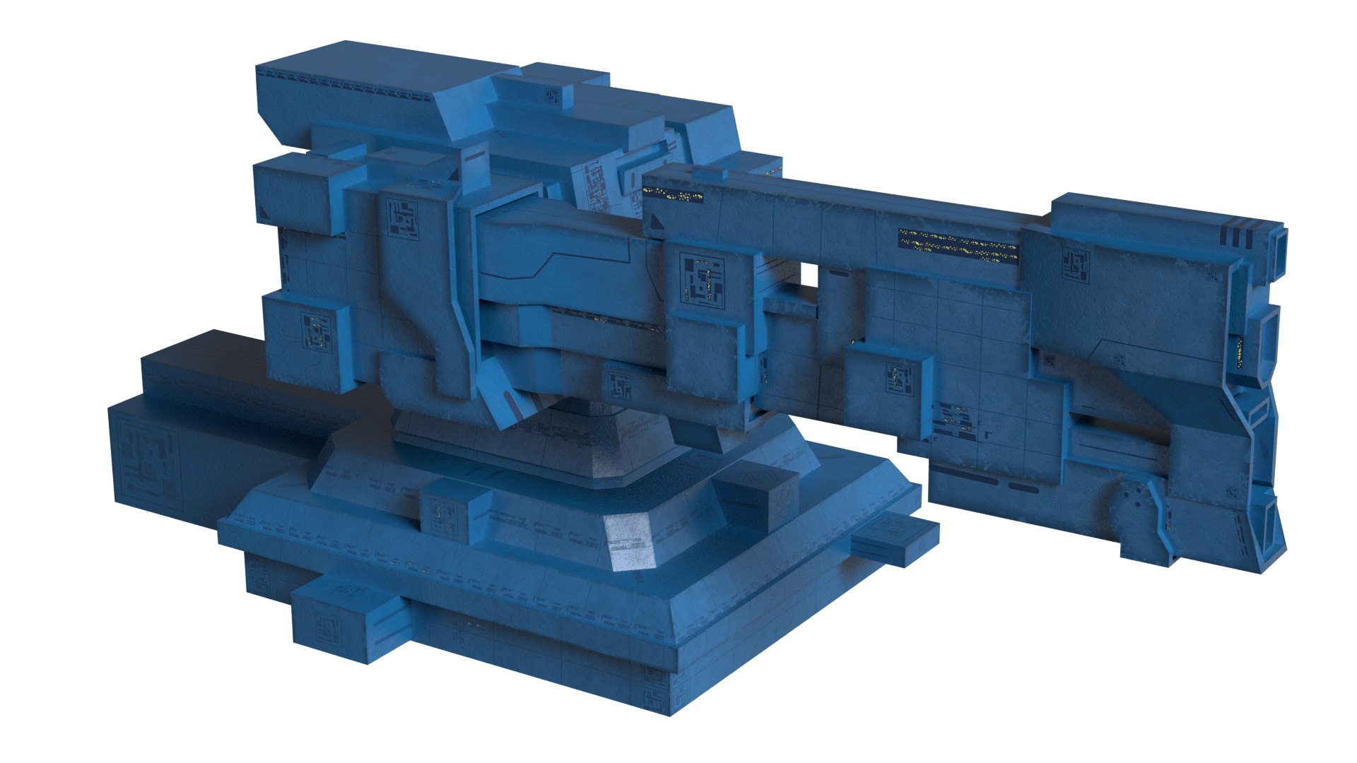 Quarantine Enforcement Platform 3D Model - TurboSquid 2065207