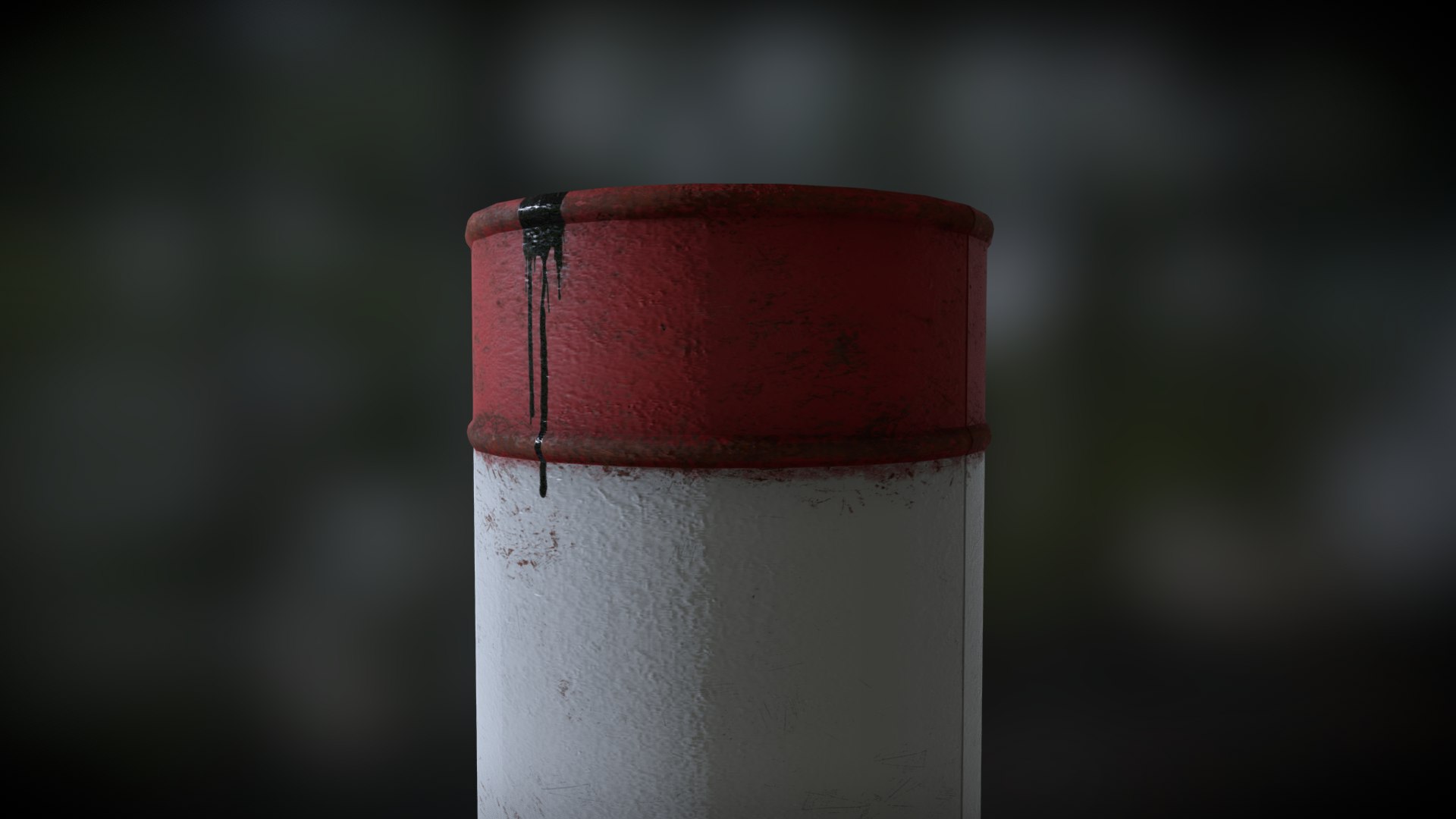 Explosive Red Oil Barrel - 4K PBR 3D model - TurboSquid 1738634