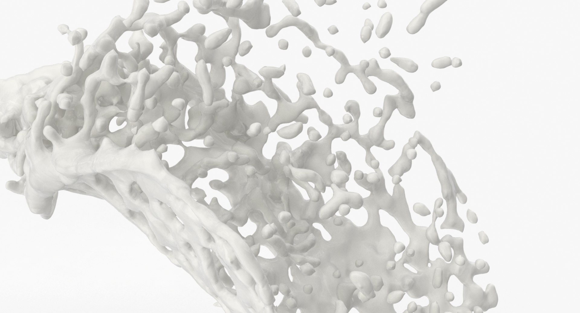 3D Milk Splash Model - TurboSquid 1286213