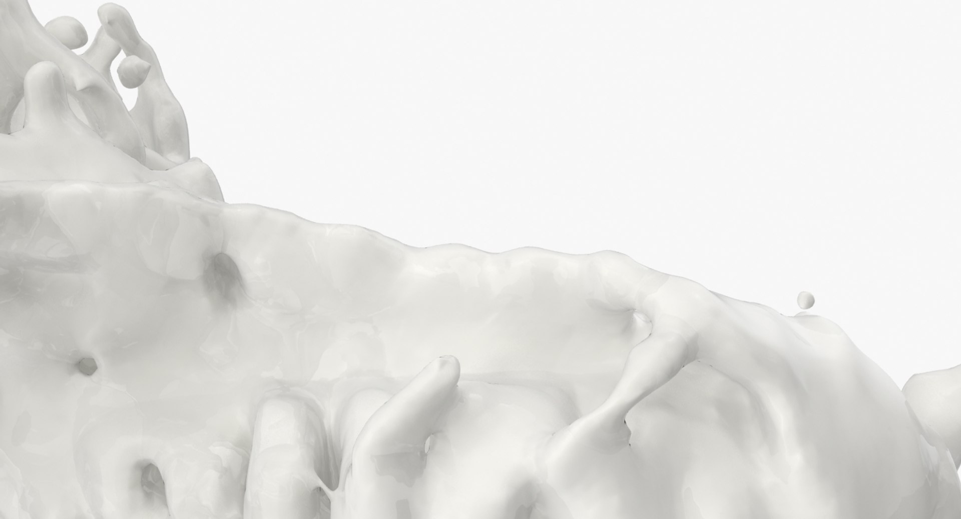 3D Milk Splash Model - TurboSquid 1286213