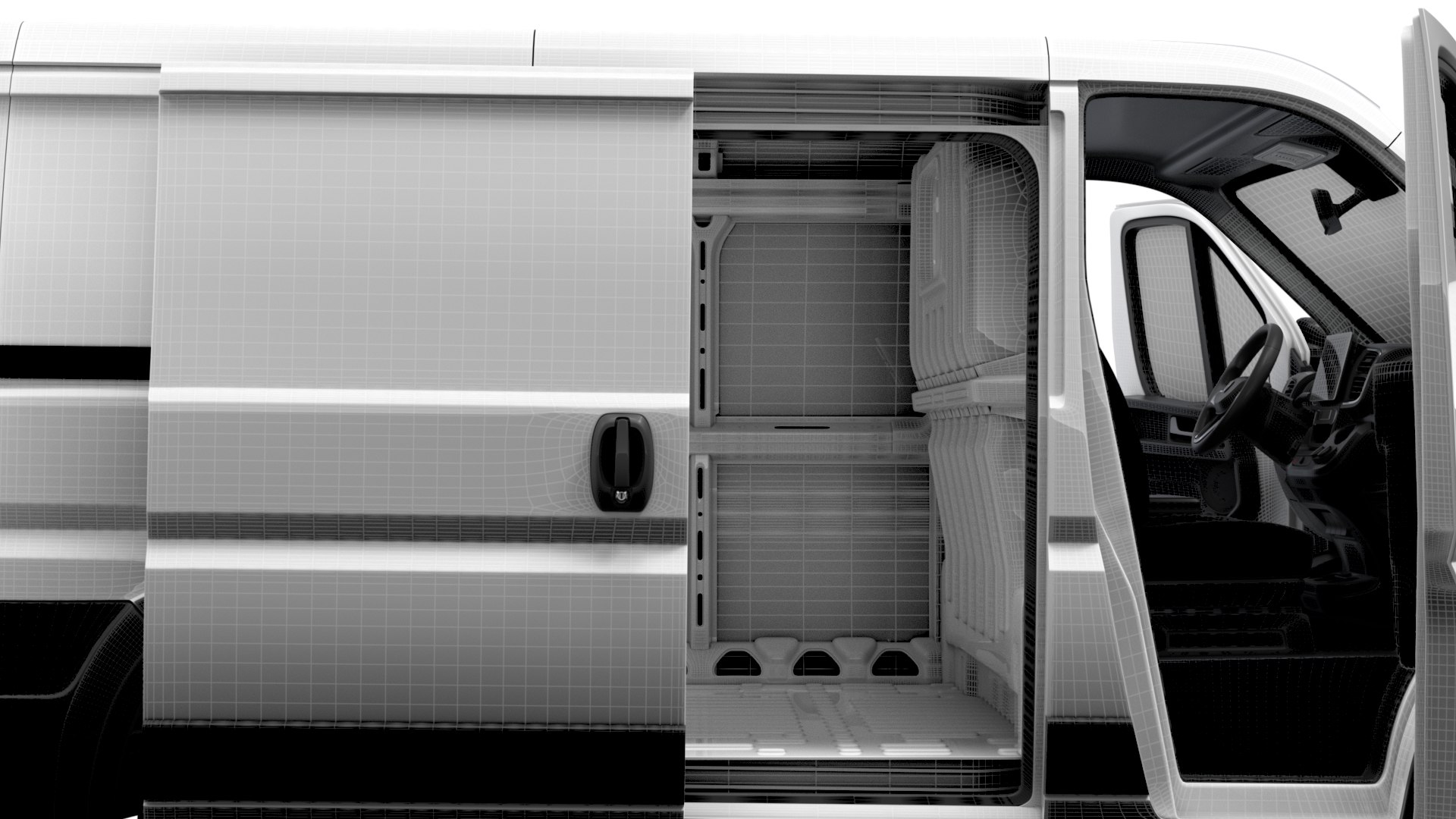 3D Peugeot E Boxer Van L1H1 HQ Interior 2025 Model - TurboSquid 2328130