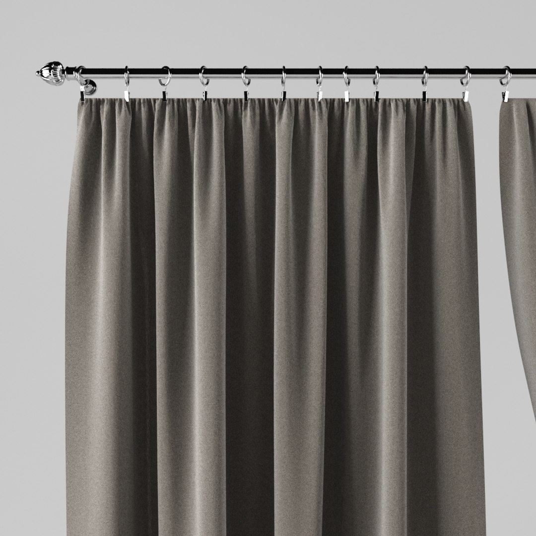 3D Model Curtain Drape - TurboSquid 1239002