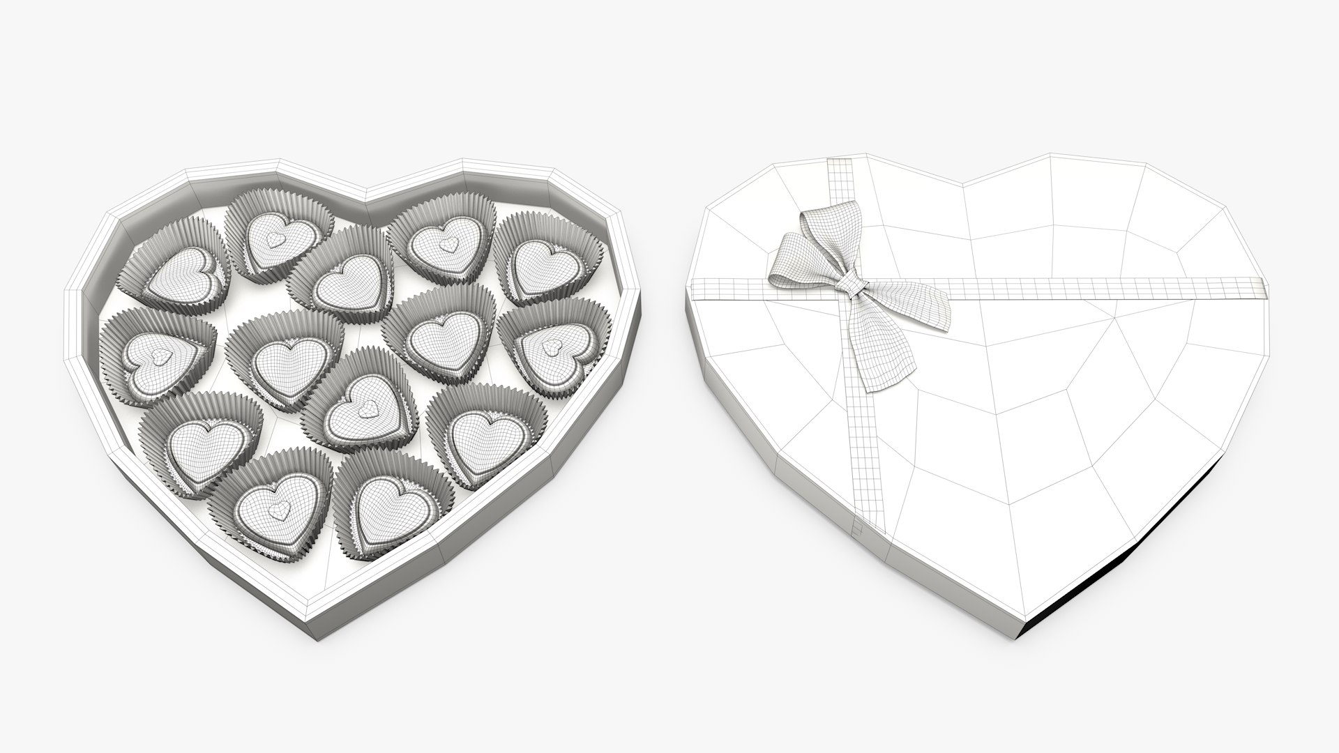 3D Chocolate Box Model - TurboSquid 1695715