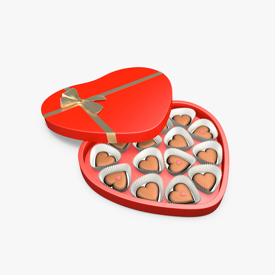 3D Chocolate Box Model - TurboSquid 1695715