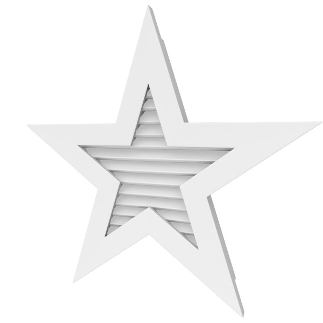 3d Model Decorative Gable Vent