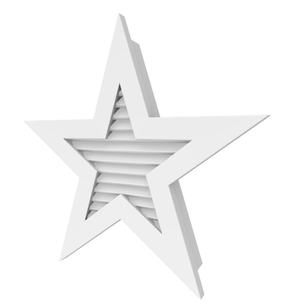 3d Model Decorative Gable Vent