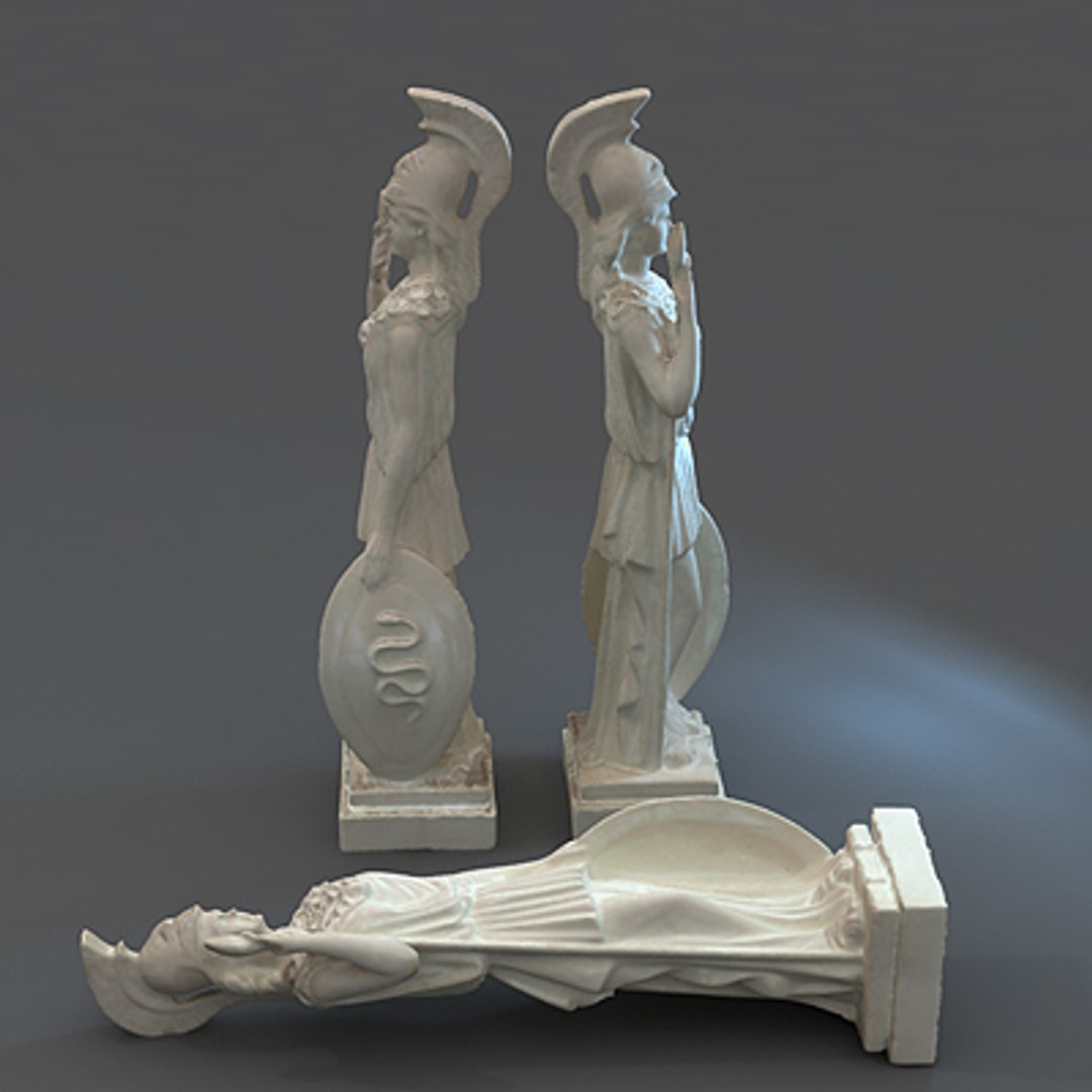 Athena Statue 3ds