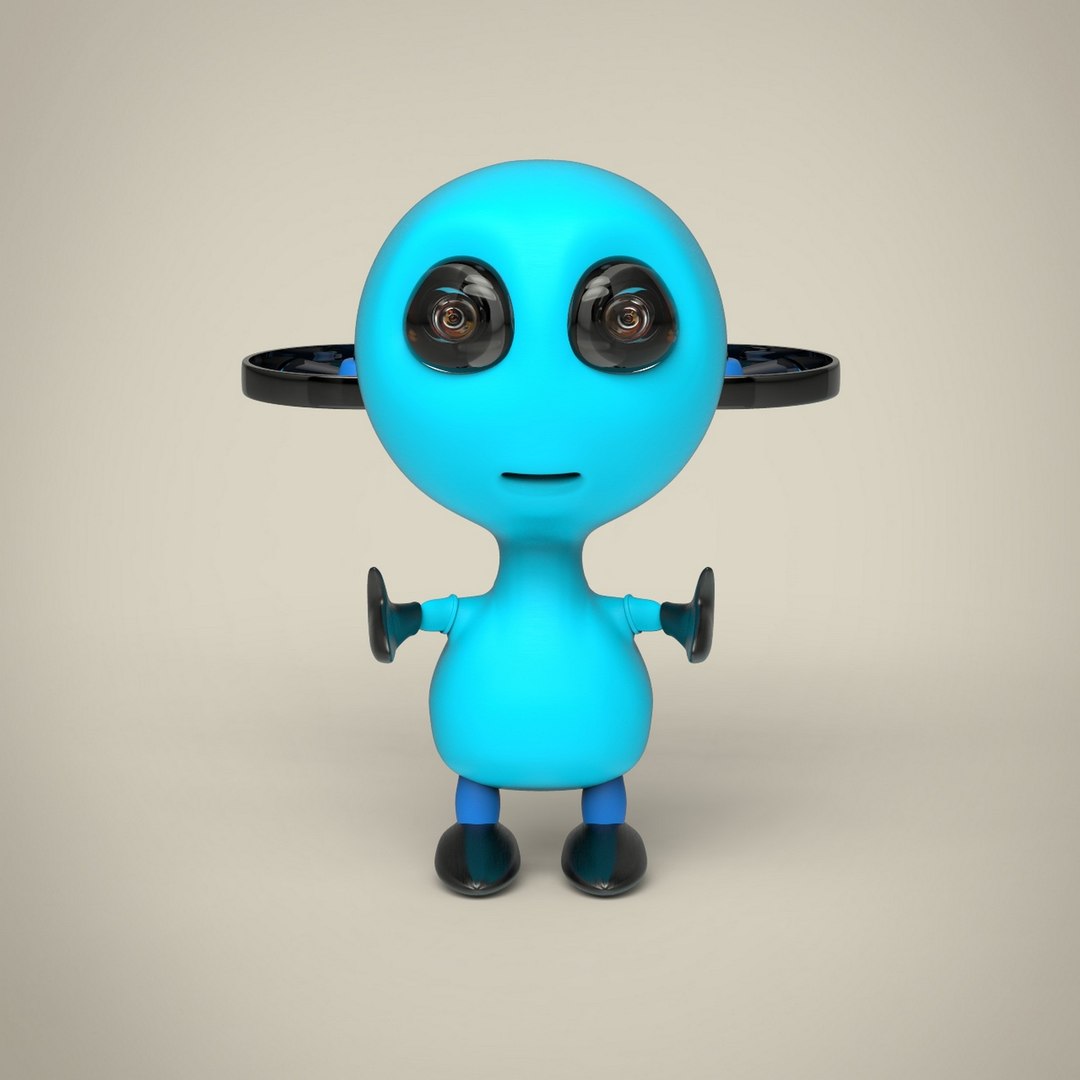 Alian Robot II 3D - TurboSquid 2011898