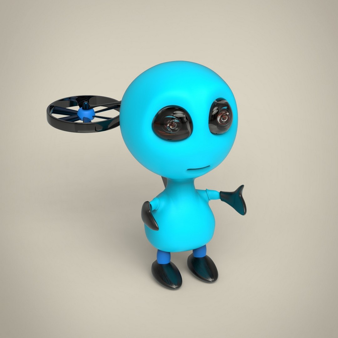 modelo 3d Alian Robot II - TurboSquid 2011898