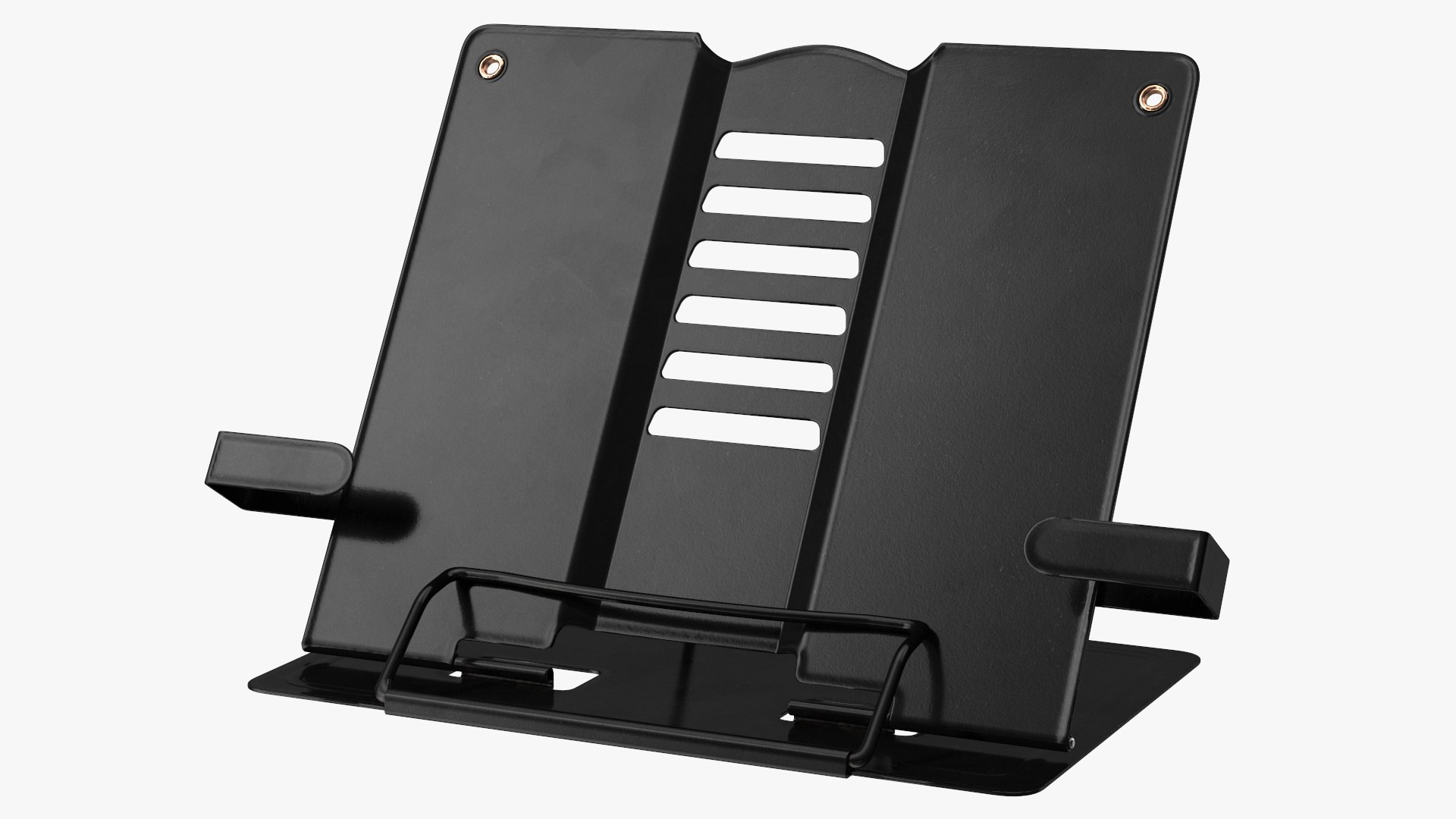Adjustable Metal Book Stand Black model - TurboSquid 1835900