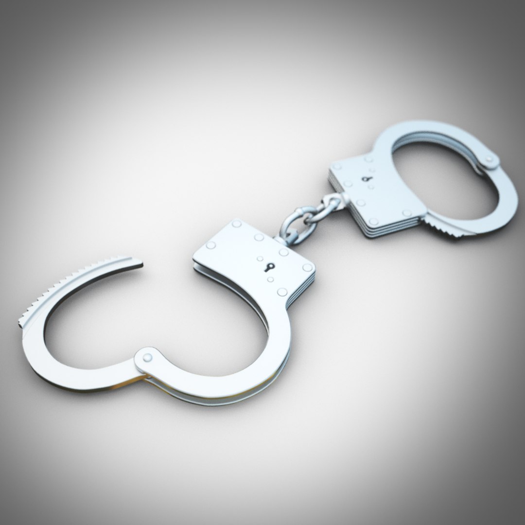 3d Model Handcuff Cuff