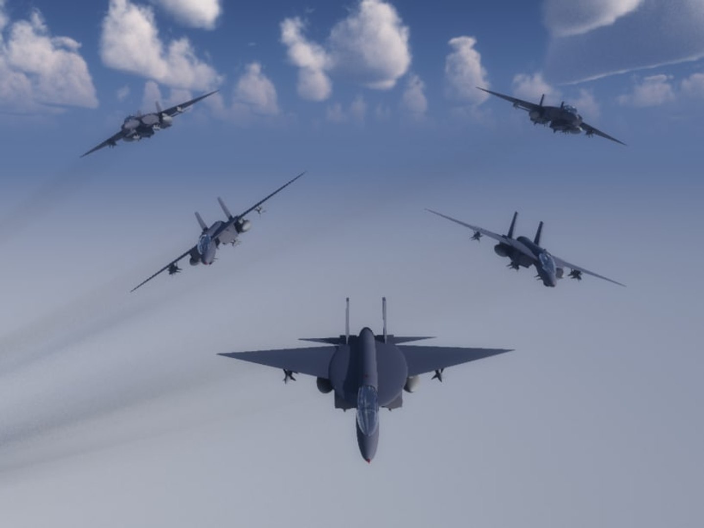 F-24b Missiles Aircraft 3d Vue