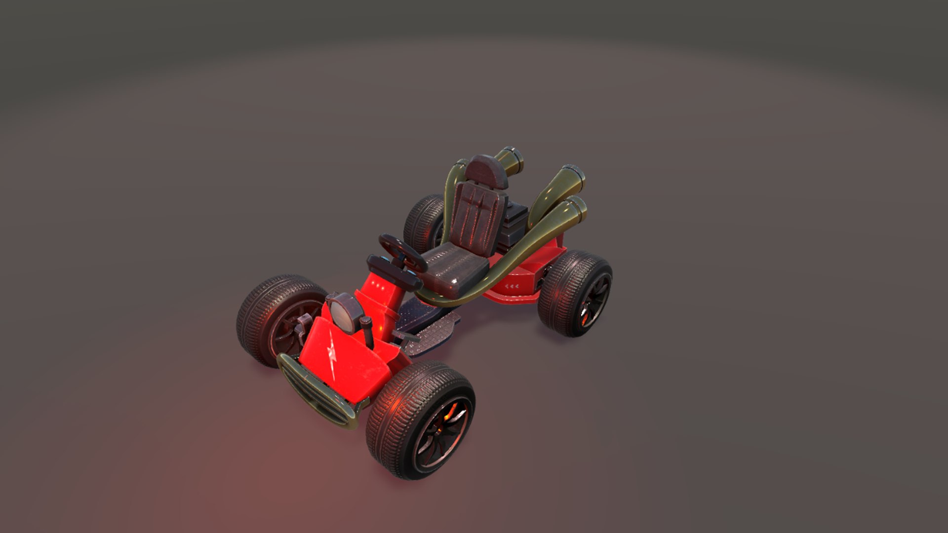 Free Free Race Kart 3D Model - TurboSquid 2206827