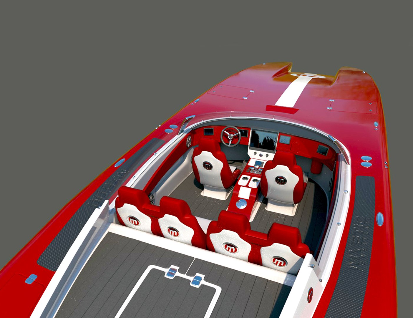 Collection: Powerboat C3800 3D - TurboSquid 1725984