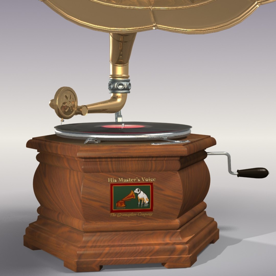 Gramophone 3d Model