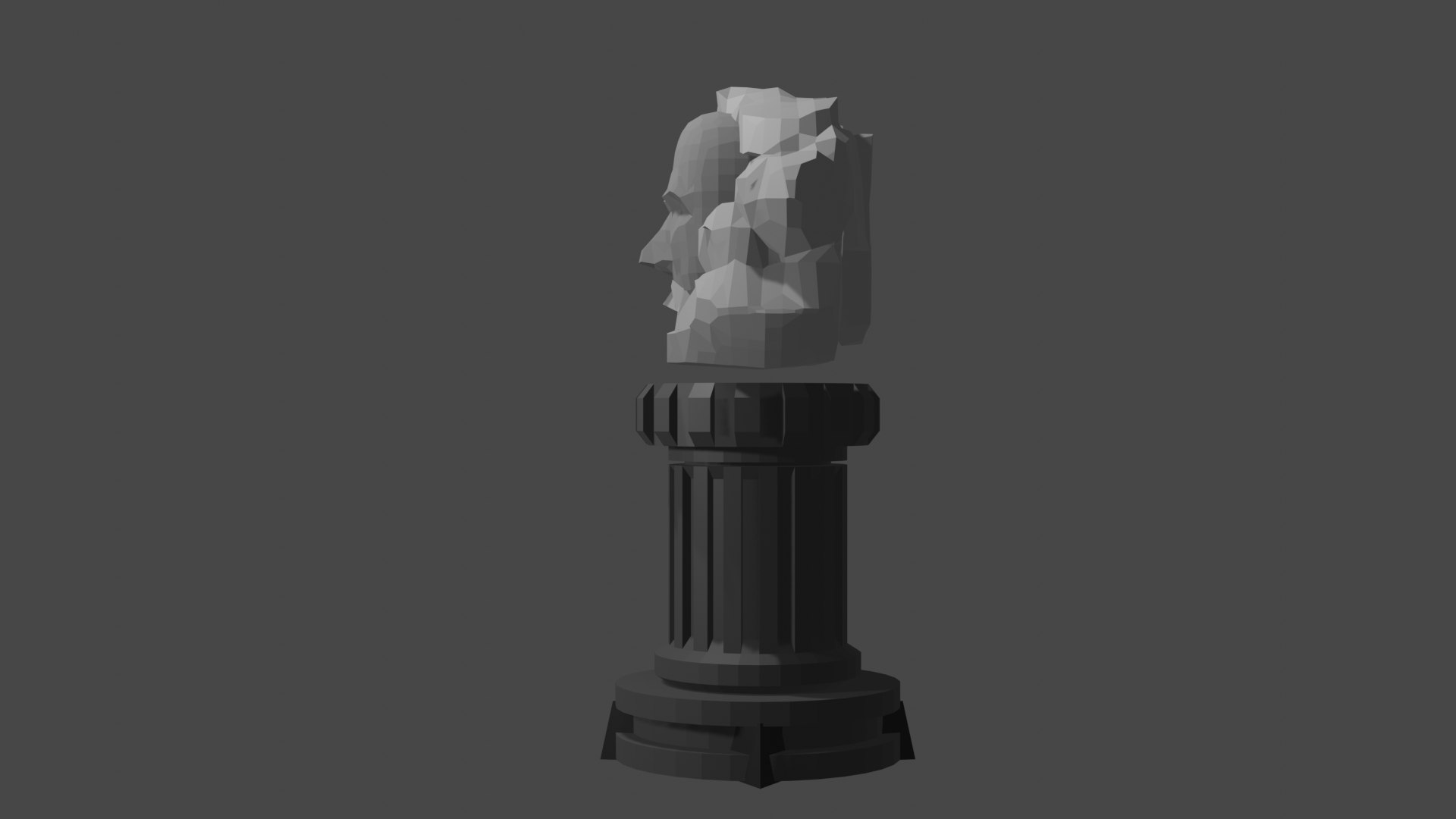 Free 3D Low-poly Karl Marx Sculpture - TurboSquid 2087906