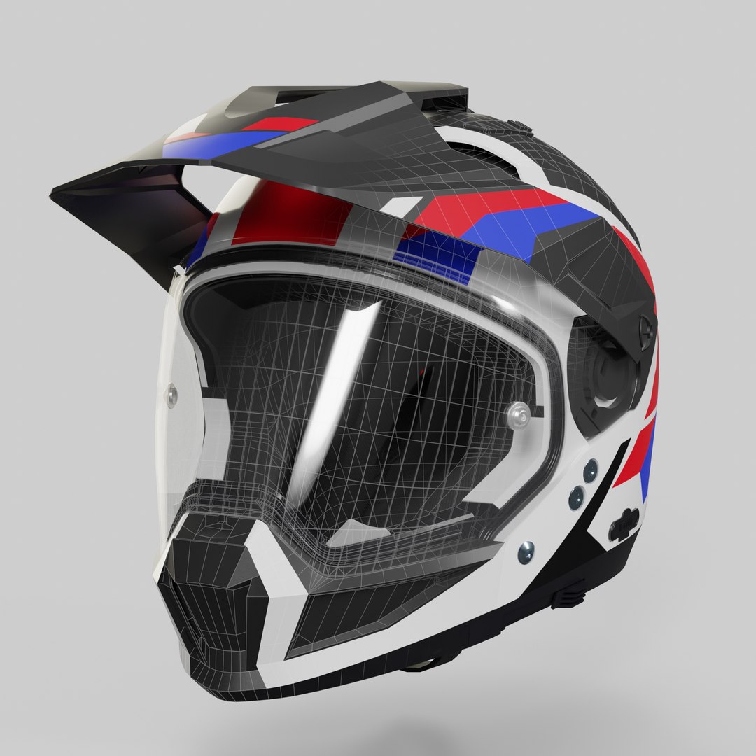 3D Modular Motorcycle Helmet With 7 Modes - TurboSquid 2384601