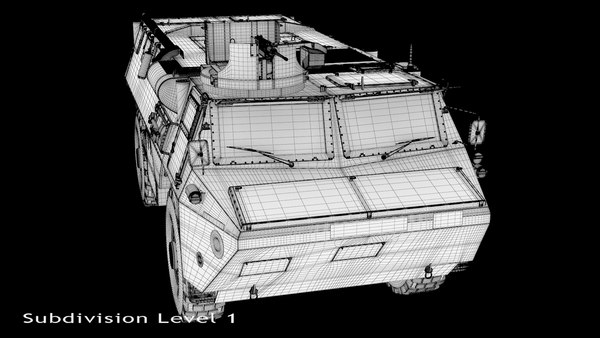 French VAB 4x4 APC model - TurboSquid 1726579