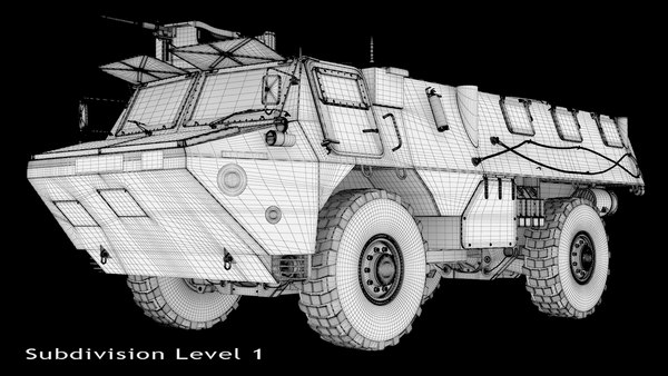 French VAB 4x4 APC model - TurboSquid 1726579